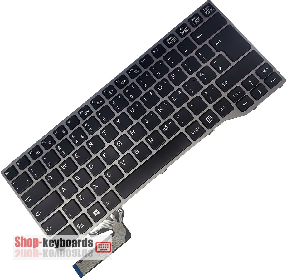 Fujitsu MP-12S13US6D85W Laptop Keyboard Replacement | US,UK,GR,FR,LA,SP ...