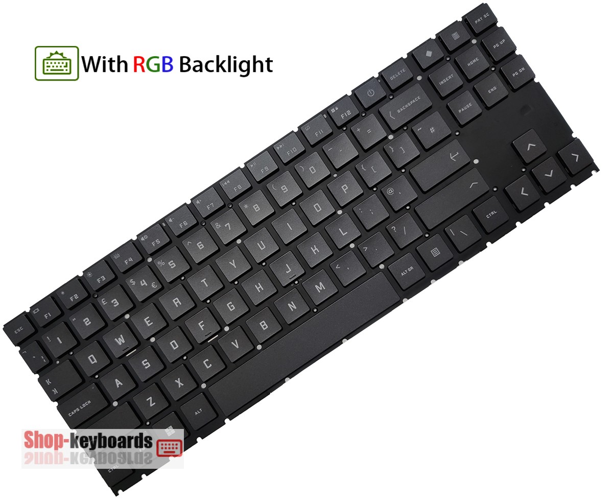 Hp 16t-u100 Laptop Keyboard Replacement | US,UK,GR,FR,LA,SP,NE Layout